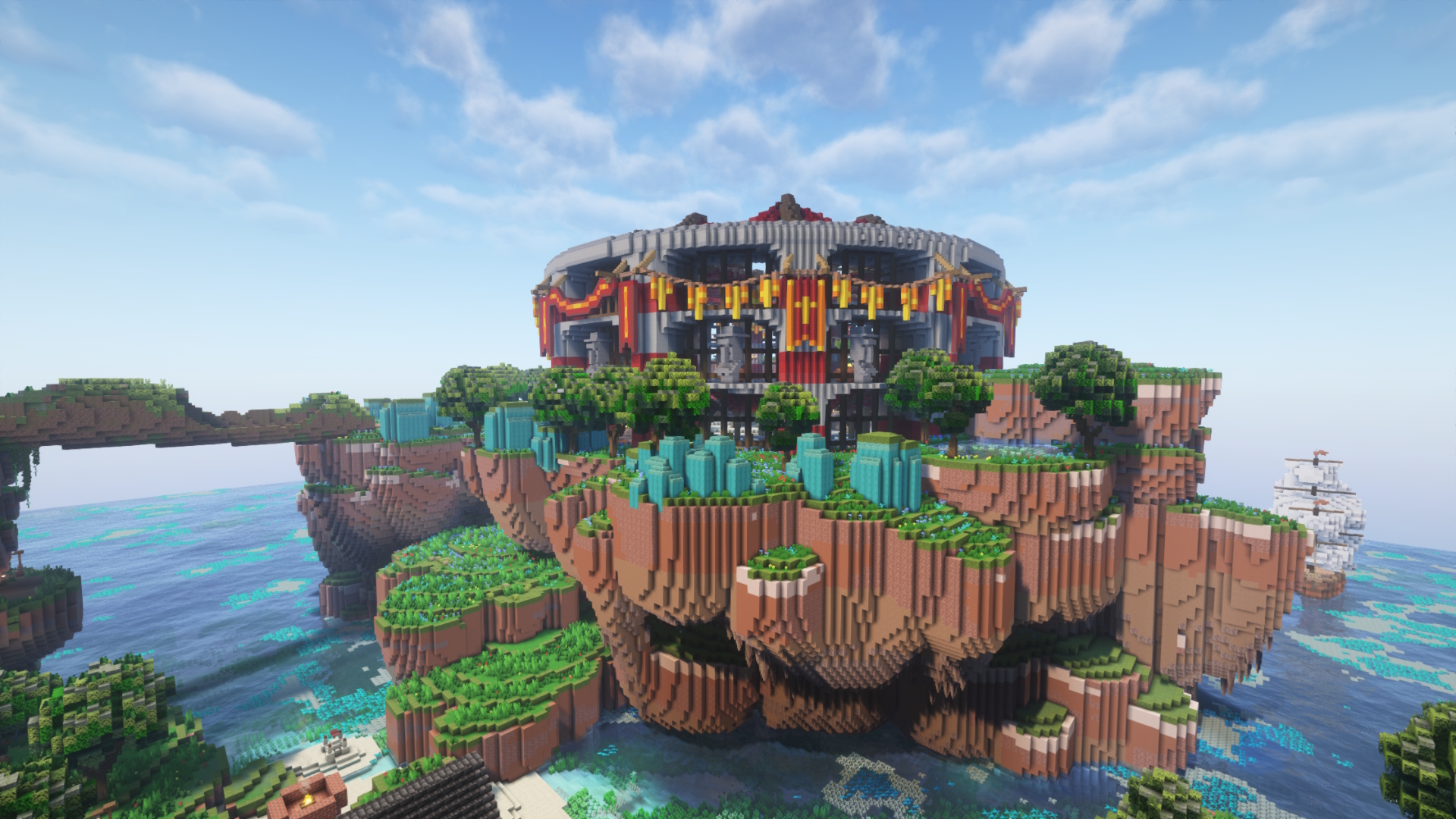 Elysian Cascade Isles | Chunkfactory